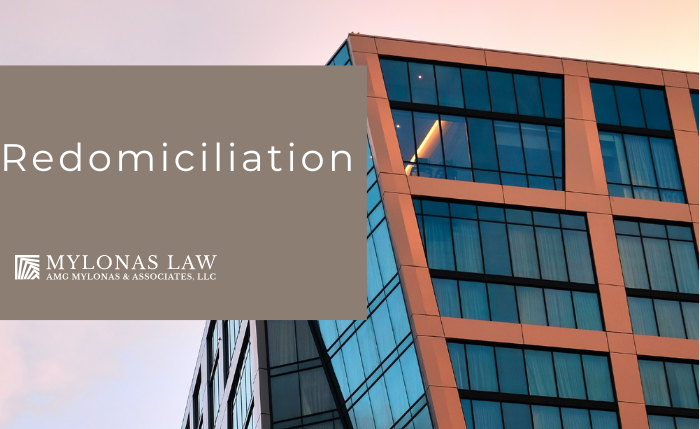 Redomiciliation - AMG Mylonas & Associates, LLC [en]