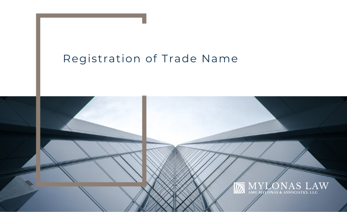 Registration of Trade Name - AMG Mylonas & Associates, LLC [en]